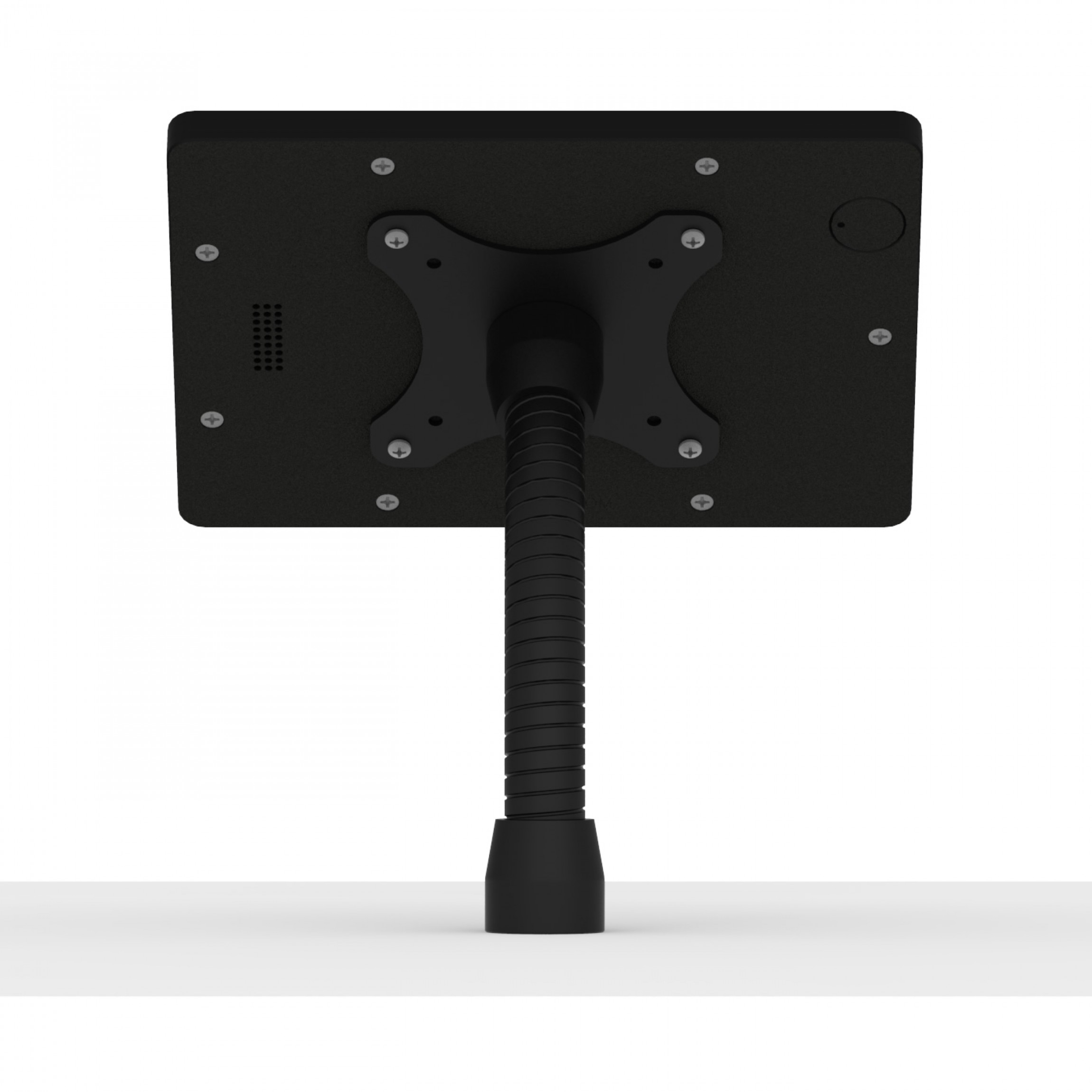 VidaMount iPad Mini 1, 2, 3 Black Enclosure w. Flexible Desk/Surface ...