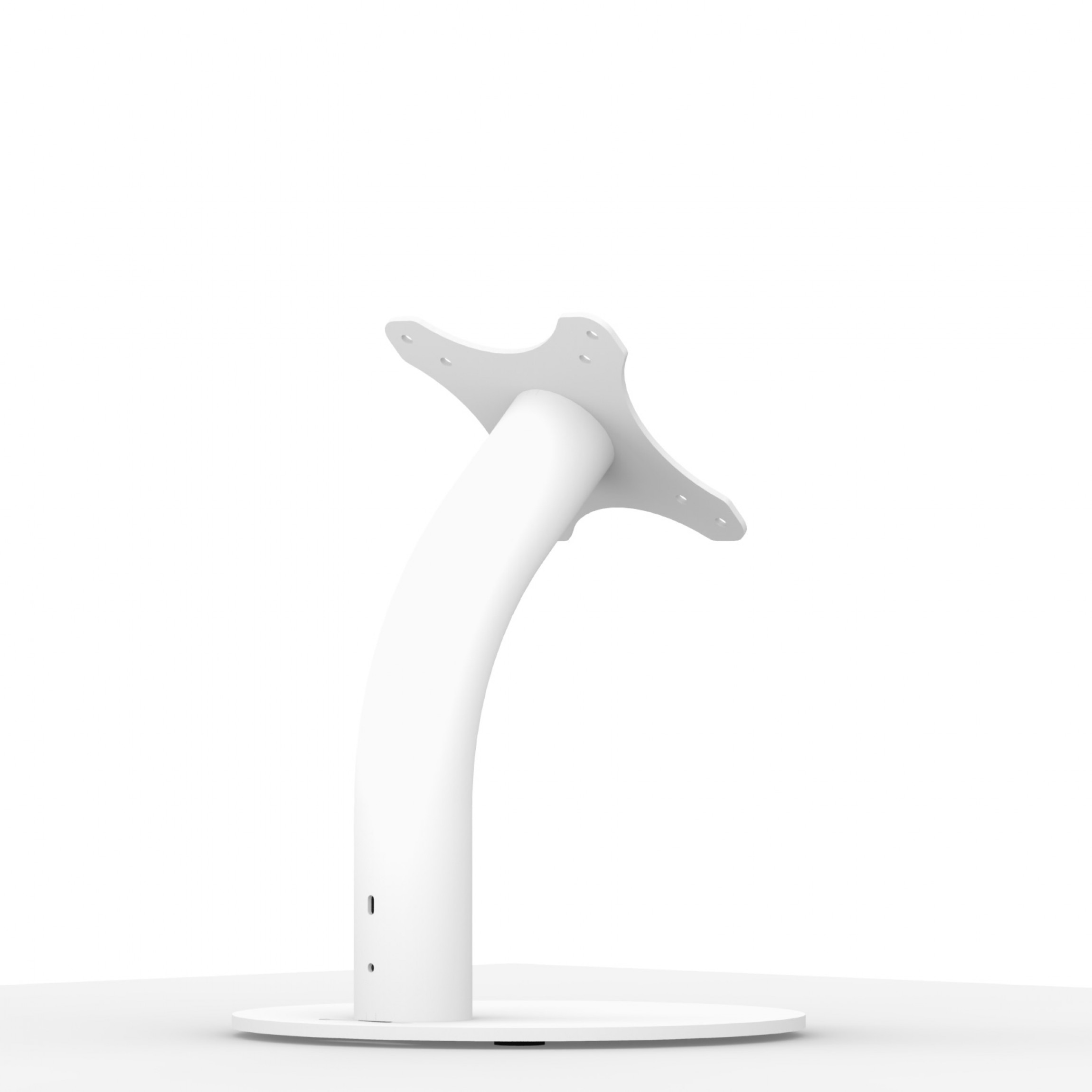 Portable Fixed VESA Table or Wall Surface Display - White