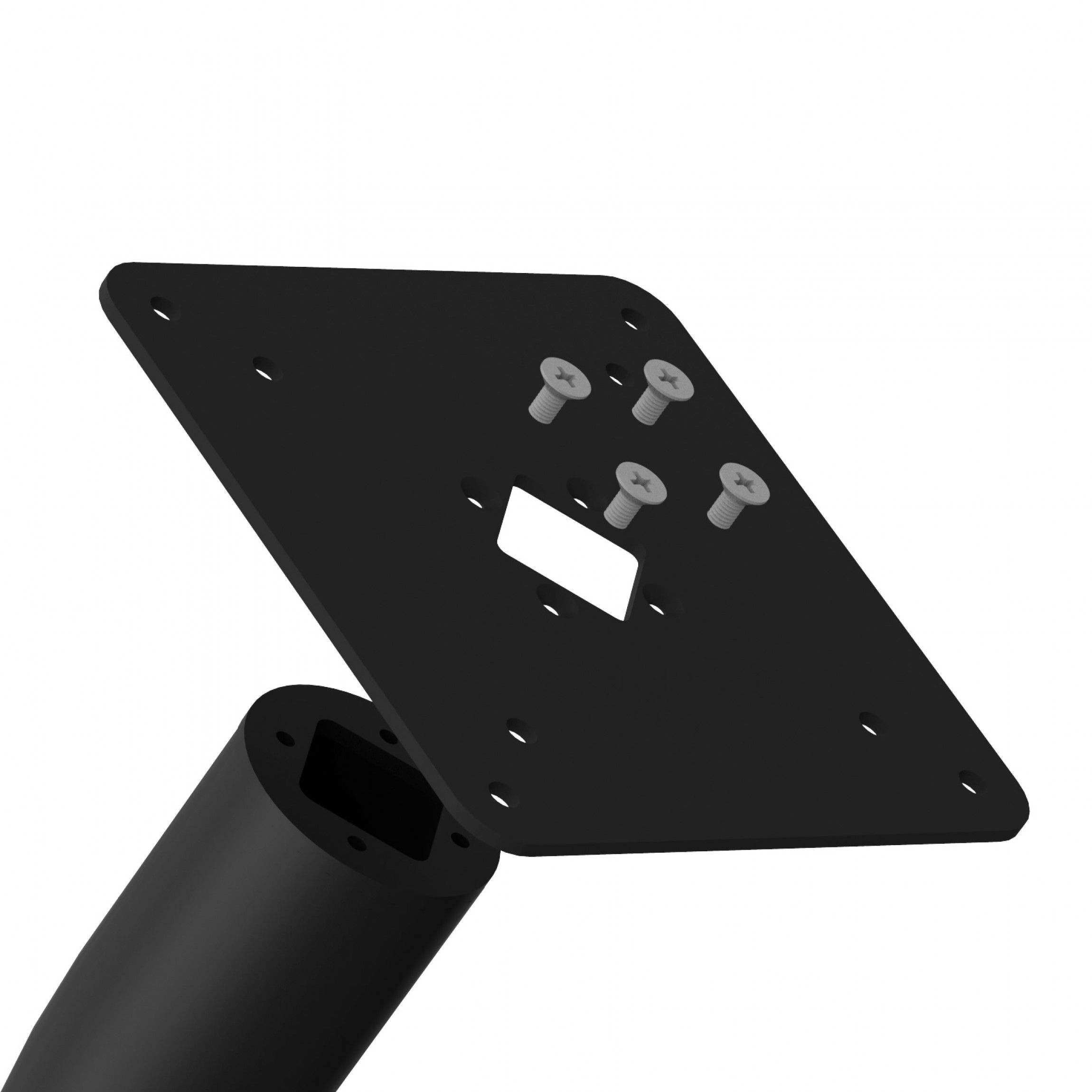 Fixed VESA Floor Stand - Black