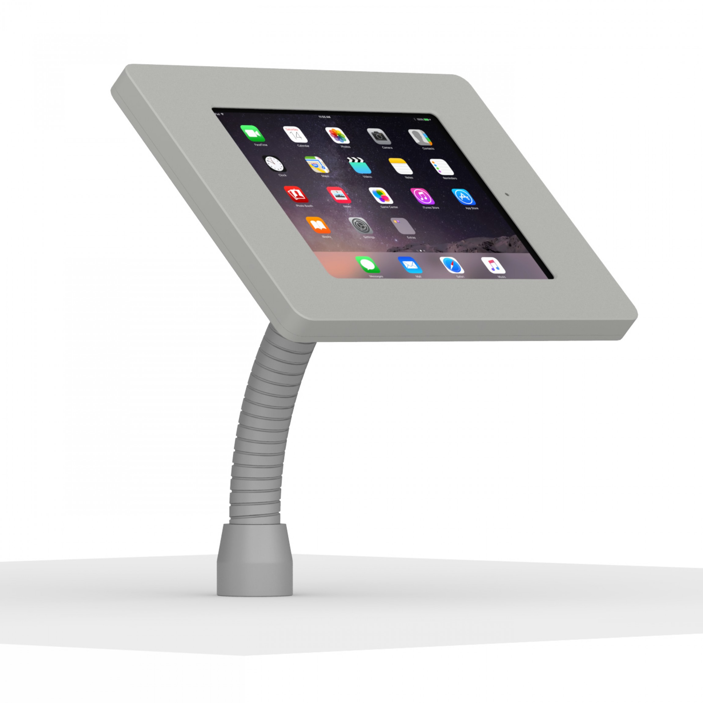 VidaMount iPad Mini 1, 2, 3 Home Button Covered Light Grey Enclosure w ...