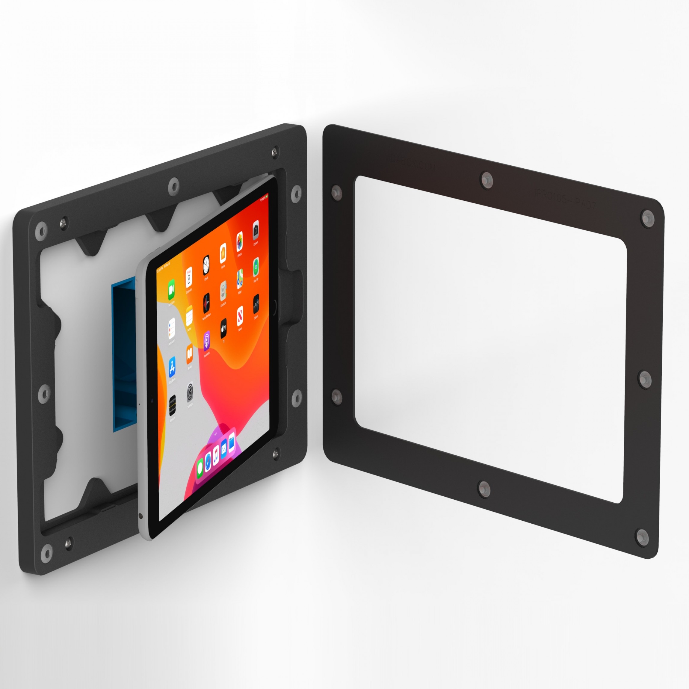 VidaMount On-Wall Tablet Mount - 10.2-inch iPad 7th, 8th & 9th Gen - Black