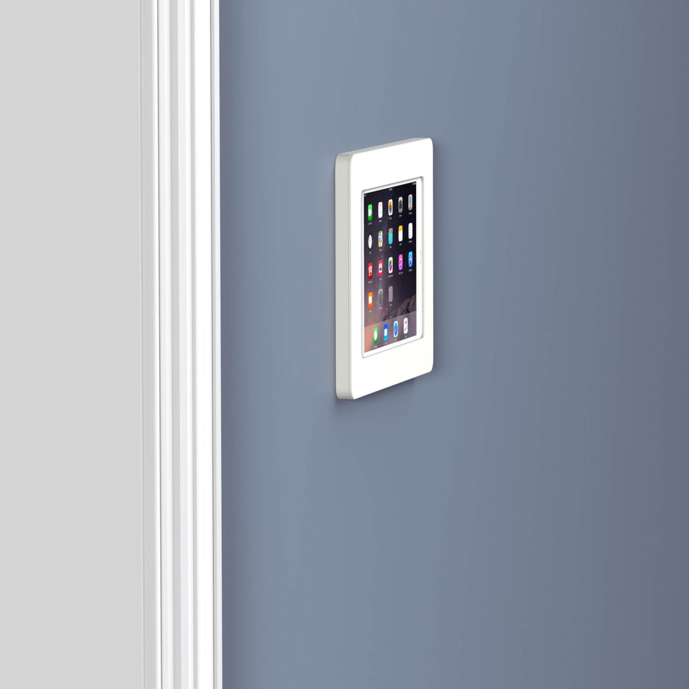White - iPad mini 4 & 5 - VidaMount On-Wall Tablet Mount