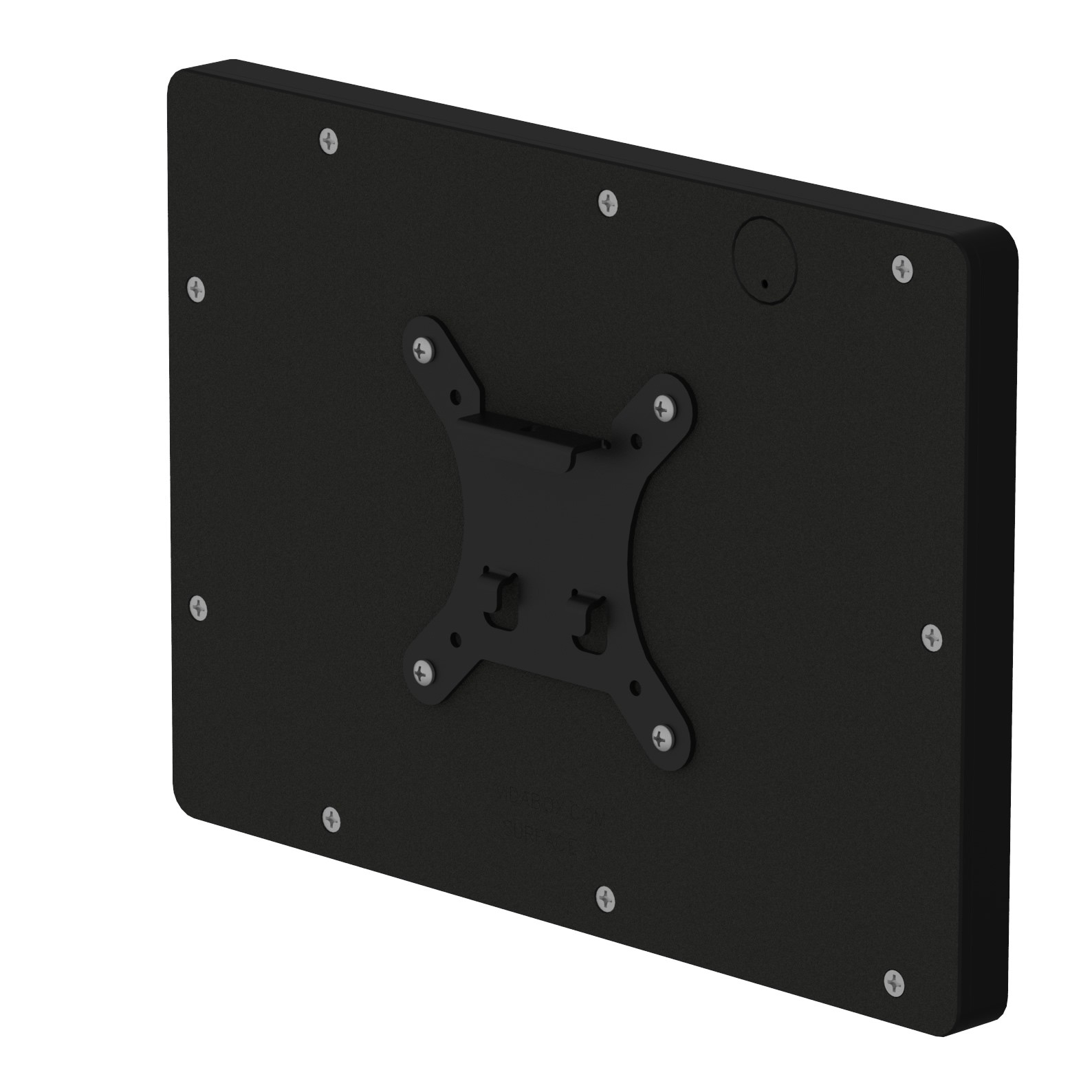 Tilting Wall Microsoft Surface 3 Tablet Mount - Black