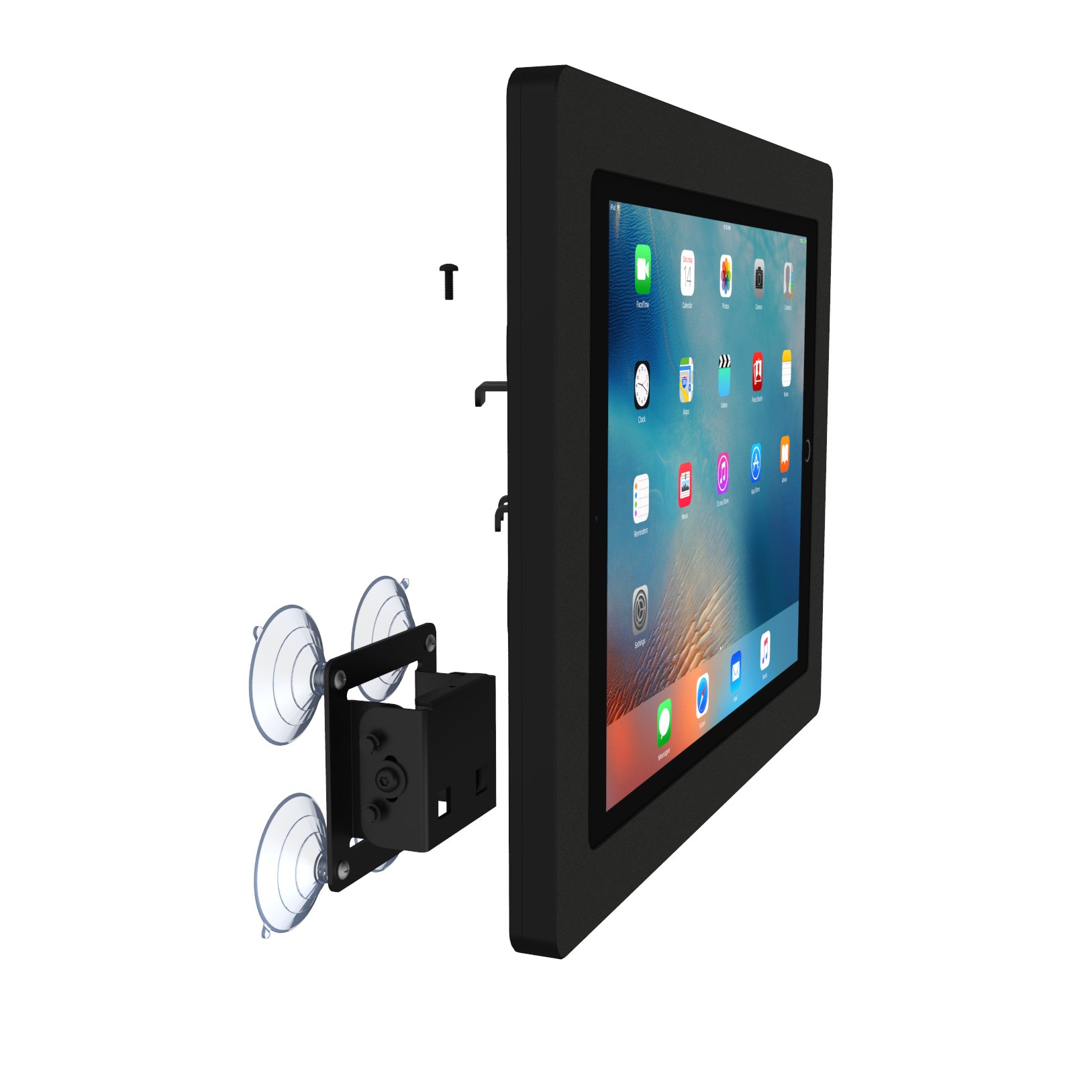 VidaMount Removable Tilting Glass Mount 12.9-inch iPad Pro Tablet Mount ...