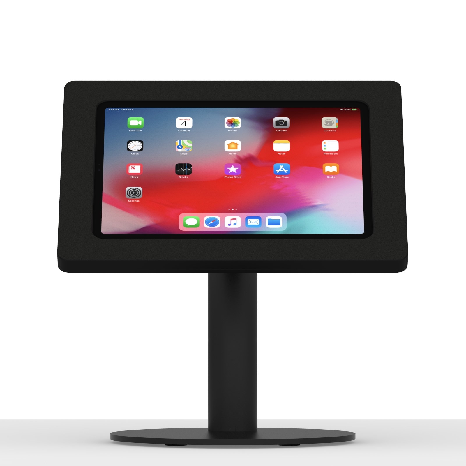 11-inch iPad Pro Black Enclosure w. Portable Fixed VESA Stand