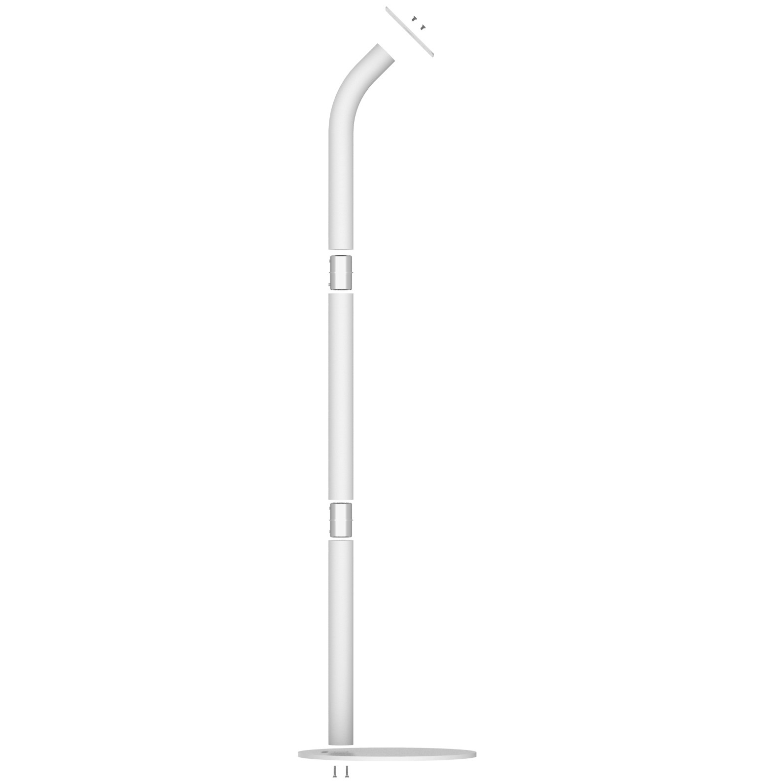 Fixed VESA Floor Stand - White